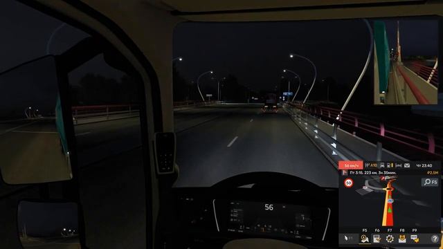 Рейс Стокгольм   Рига Еuro Truck Simulator 2 # 13