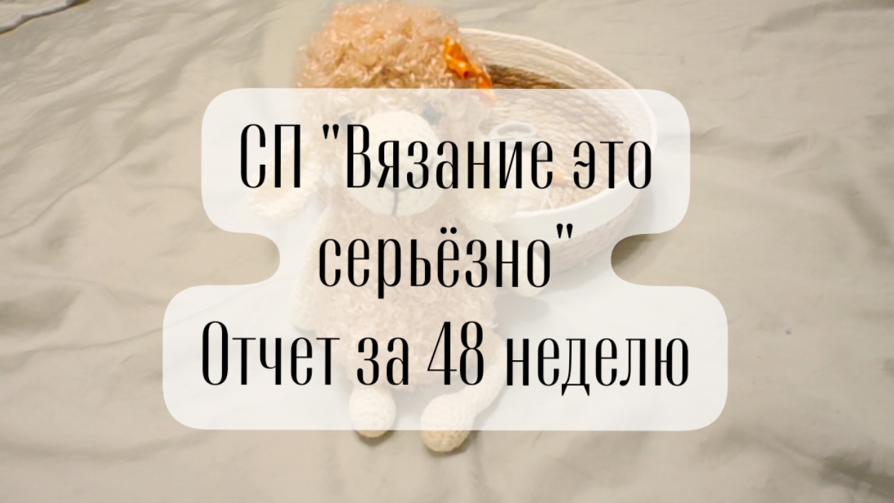 СП "вязание это серьёзно" отчёт за 48 неделю