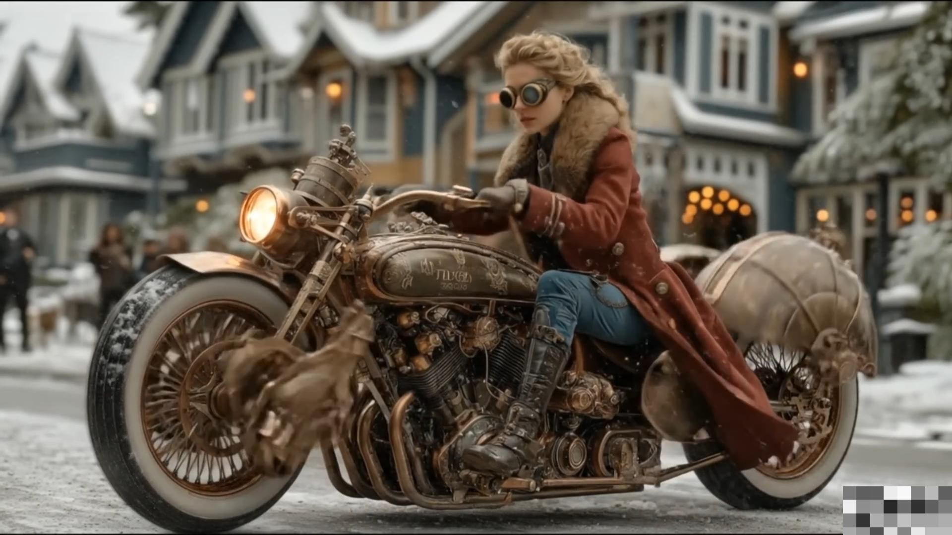 Эпические транспортные средства в стиле стимпанк /ии