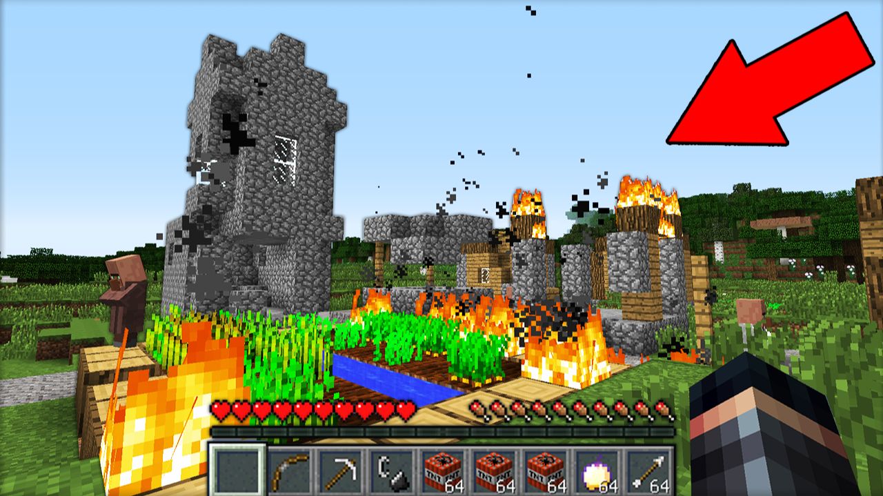 МИР ГЛАЗАМИ ГРИФЕРА В МАЙНКРАФТ | Риколит Minecraft