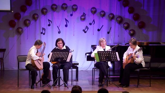 02 Обработка Д. Лермана «Испанский танец», исп. ансамбль гитаристов рук. Андрушкевич Л.В.