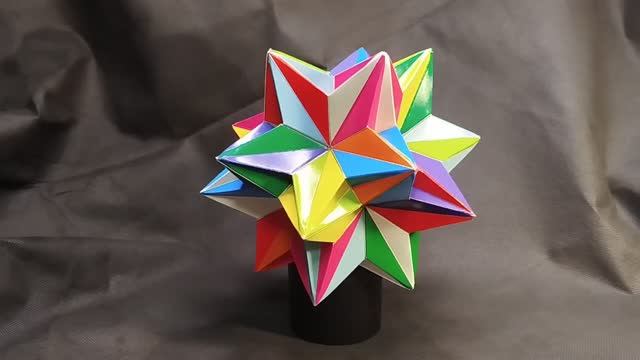 Поделка из бумаги которой вы удивите своих друзей #многогранник