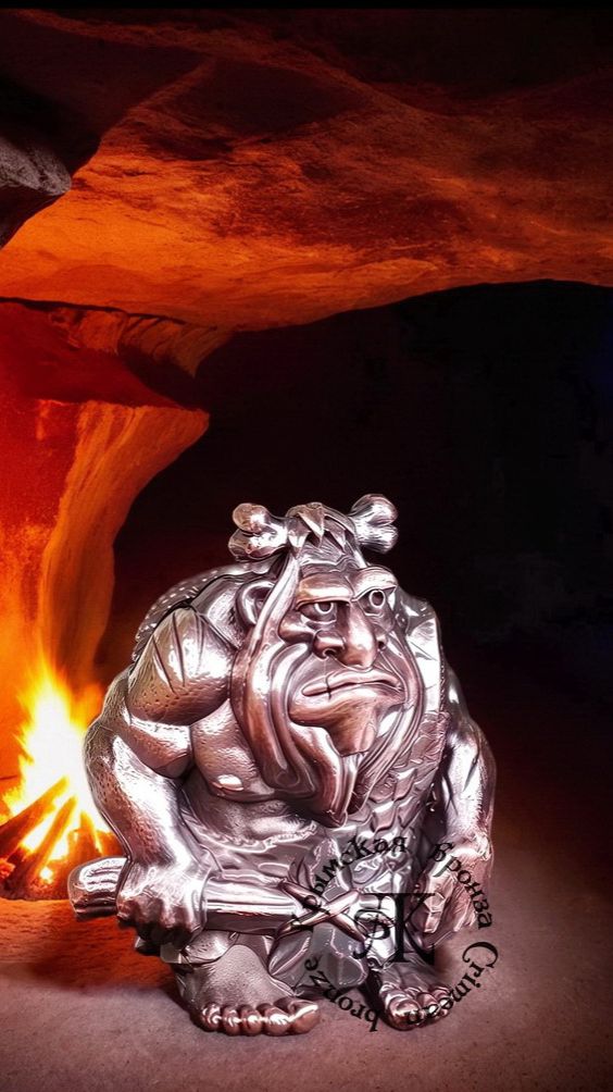 бусина темлячная "Неандерталец" для паракорда