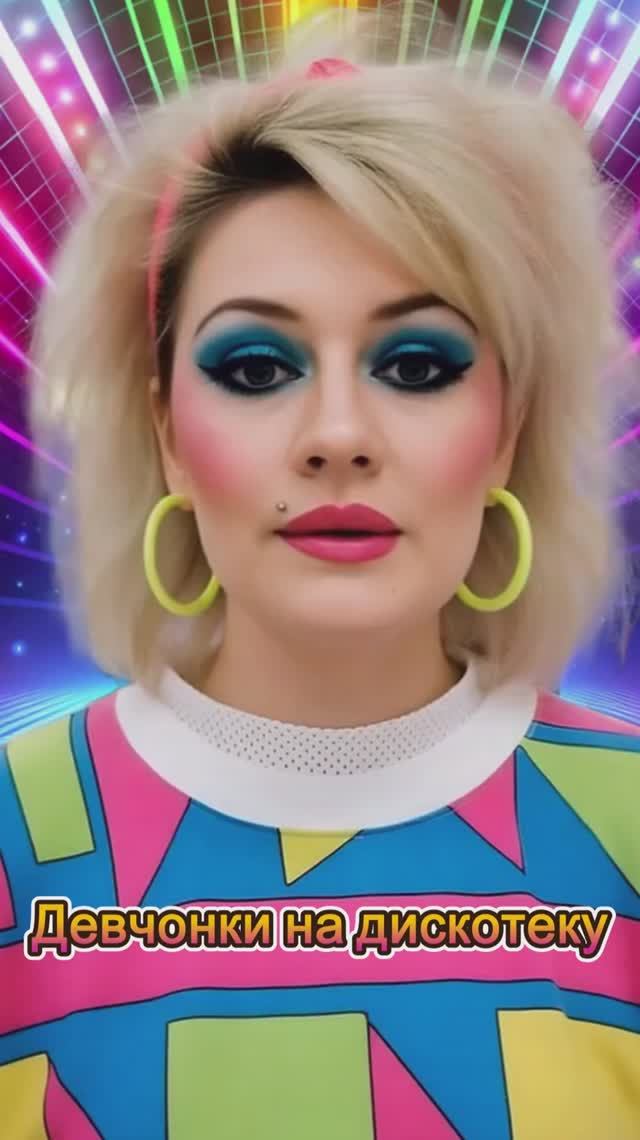 Девчонки идут на дискотеку 90х