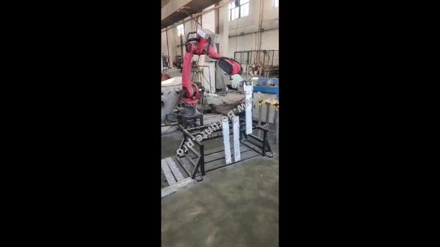 49. Загрузка полос в ванну роботом BORUNTE