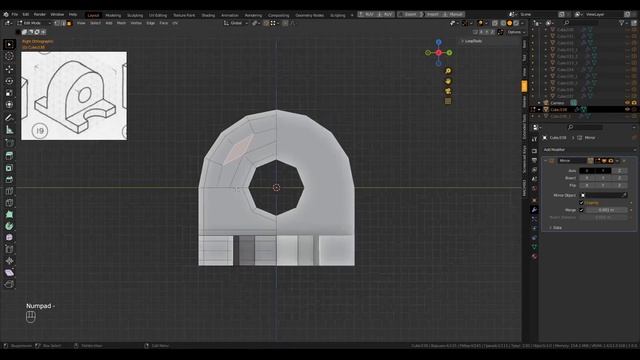 Моделирование под Subdivision Surface #19