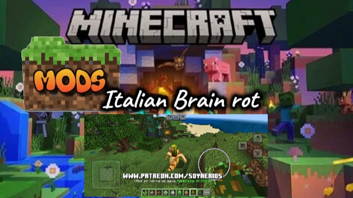 Обзор мода «Italian Brainrot» | Minecraft | новая рубрика