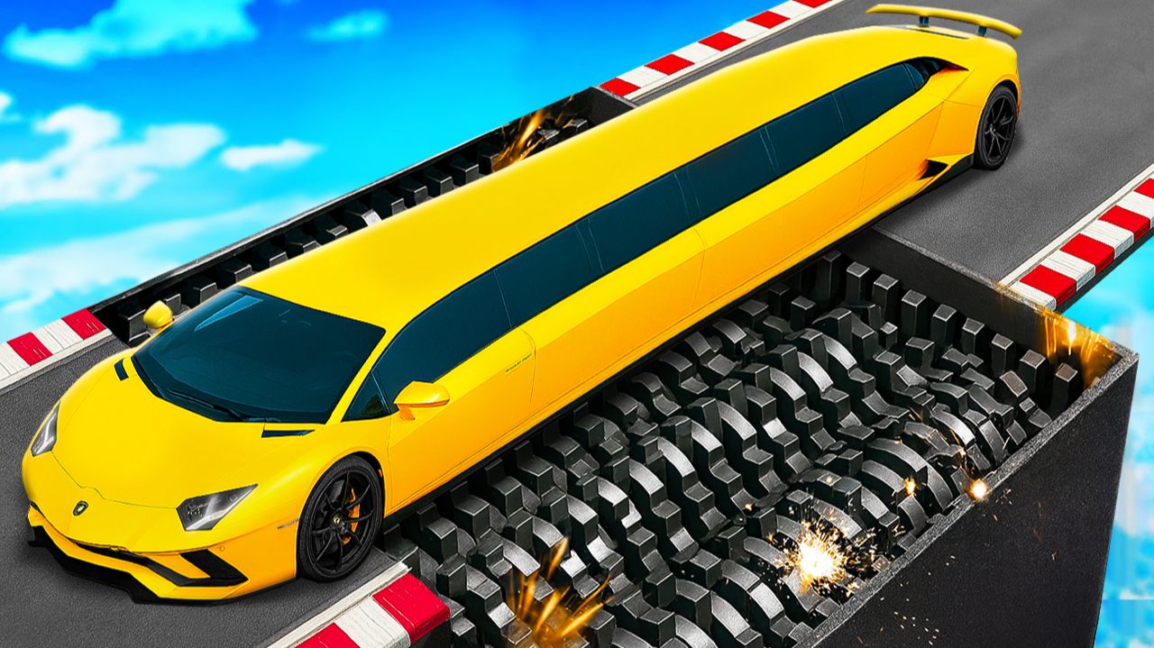 СМОЖЕТ ЛИ ЛАМБА ПРОЕХАТЬ ГИГАНТСКУЮ ДРОБИЛКУ В ГТА 5? ЭКСПЕРИМЕНТЫ GTA 5!