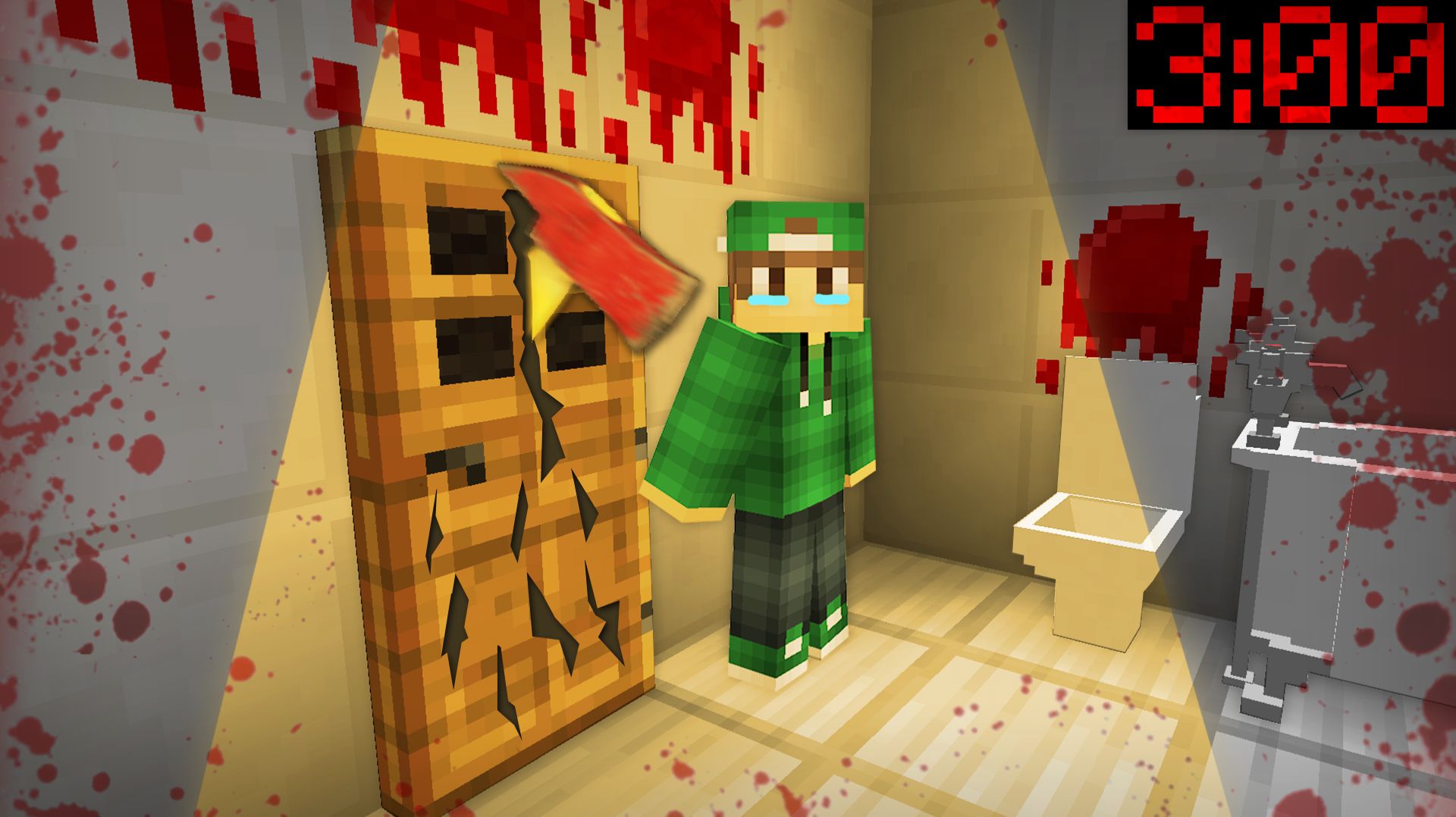 СТРАШНЫЙ МАНЬЯК ЛОМИТСЯ КО МНЕ ДОМОЙ НОЧЬЮ В МАЙНКРАФТ | Риколит Minecraft