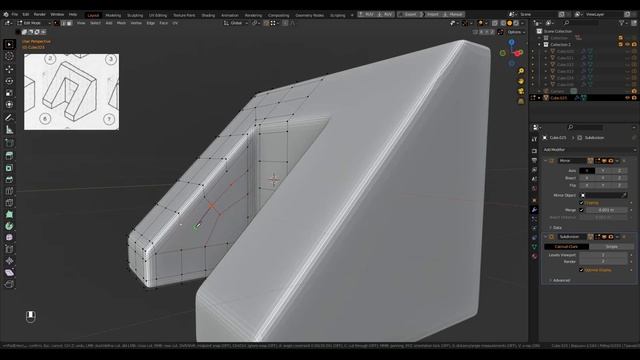 Моделирование под Subdivision Surface #6