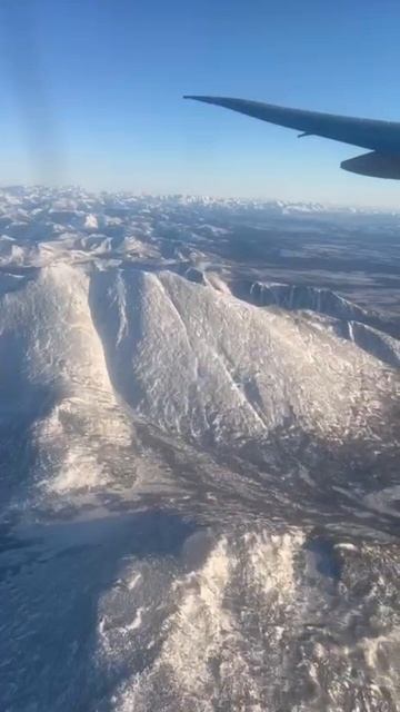 Пролетаем Магаданскую область на Boeing-777 а/к Россия