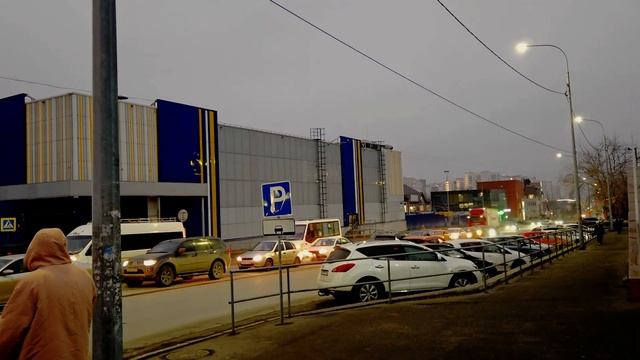 Оренбург Декабрь Вечер... Видео Виктор Поживин 2025г