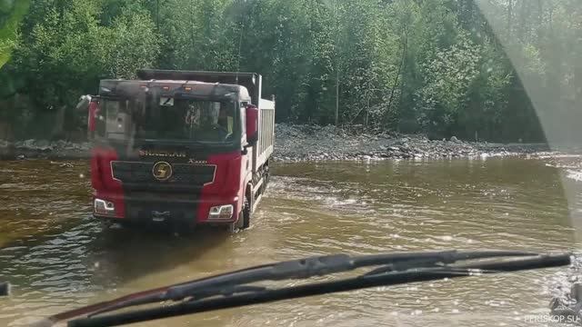 Автодублер БАМа. Трасса и форсирование реки Солони