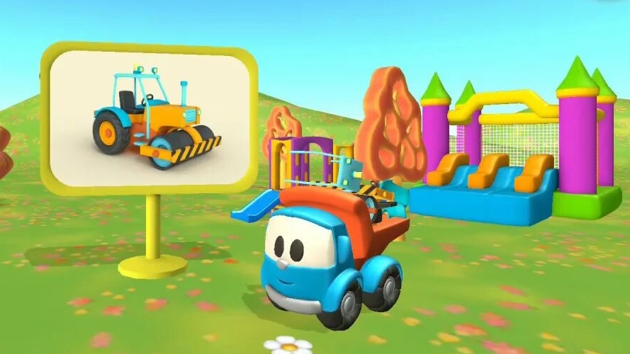 Лёва грузовичок игра мультик для детей развивающие