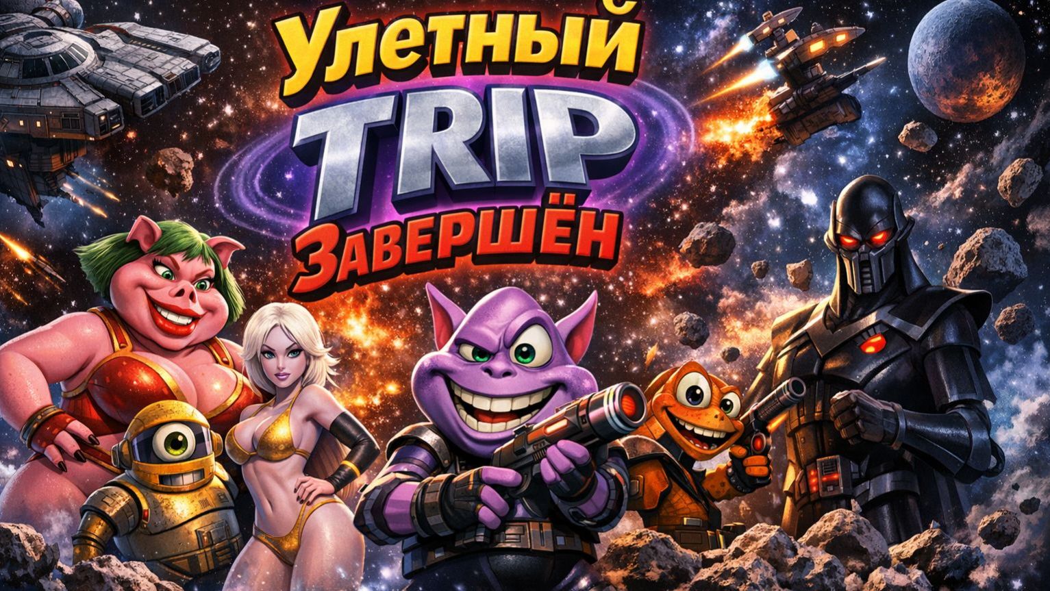 Сериал Улетный TRIP  —  3 сезон 12 серия / Tripping the Rift