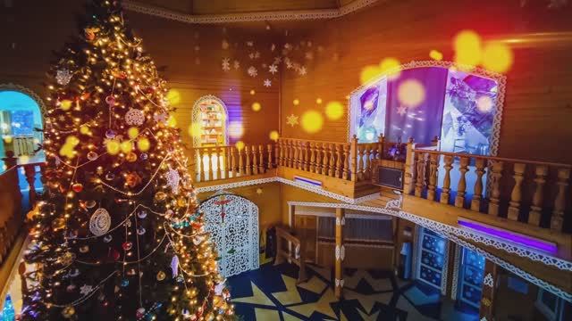 🏰 Усадьба Деда Мороза в Великом Устюге // новогодний футаж с отсчётом и пожеланиями