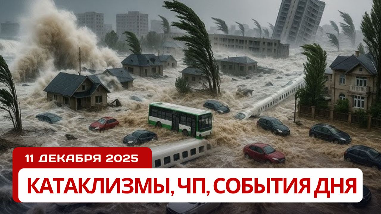 Новости Сегодня 11.12.2025 - Катаклизмы сегодня, ЧП, События дня | Россия США Китай Индия Европа