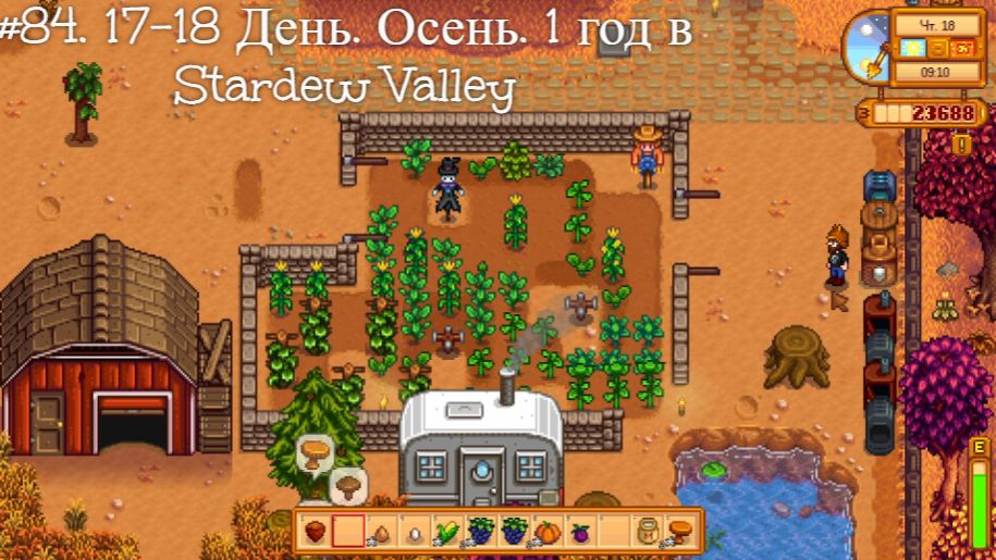 #84. 17-18  День. Осень. 1 год в Stardew Valley