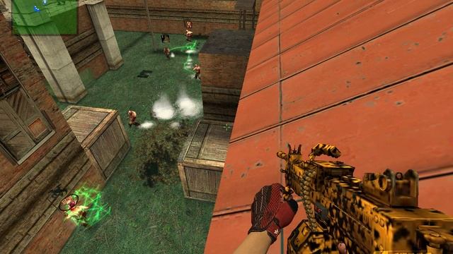 КСС на крыше зомби атакуют