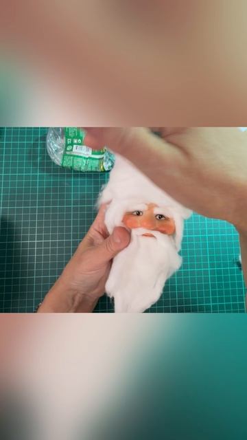 Дед Мороз из ваты своими руками.