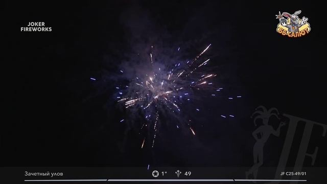 Фейерверк JFC 25-49/01 Зачетный улов (1" х 49)