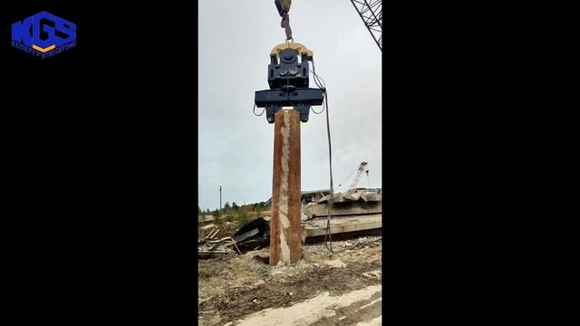 Монтаж электрического вибропогружателя Yongan DZJ-120 п. Шувакиш