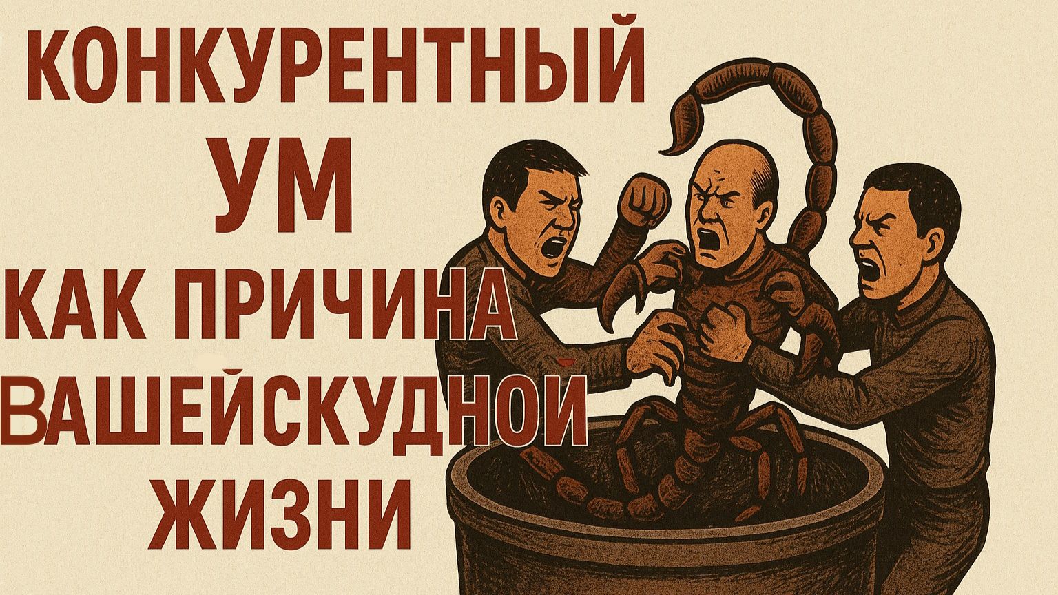 Твоя жизнь скудна из-за конкурентного ума