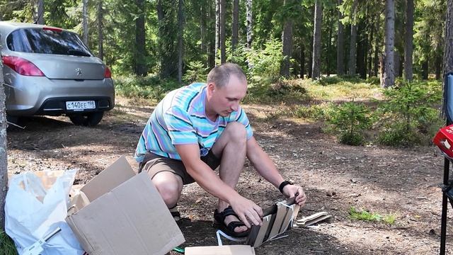 Наш маленький побег из города / Муж, я  и новый мангал. влог