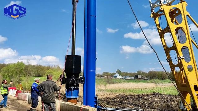 Монтаж крановой мачты г. Сасово