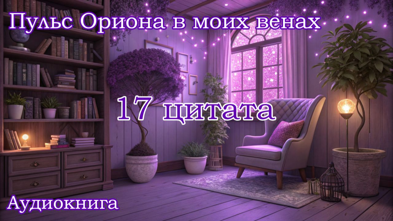 Пульс Ориона в моих венах. 1 глава, 17 цитата.