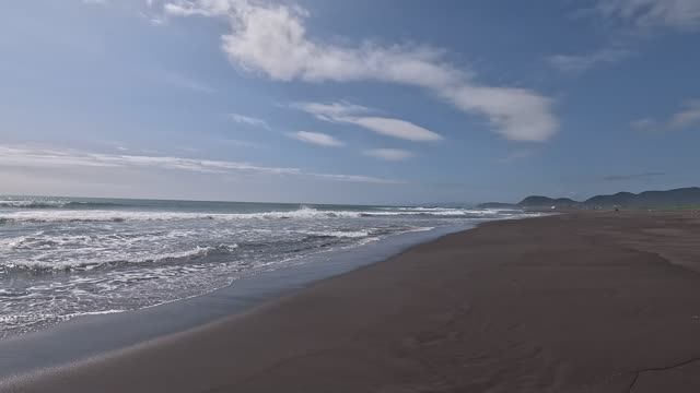 Шум волн Тихого океана 4К. Камчатка. Халактырский пляж