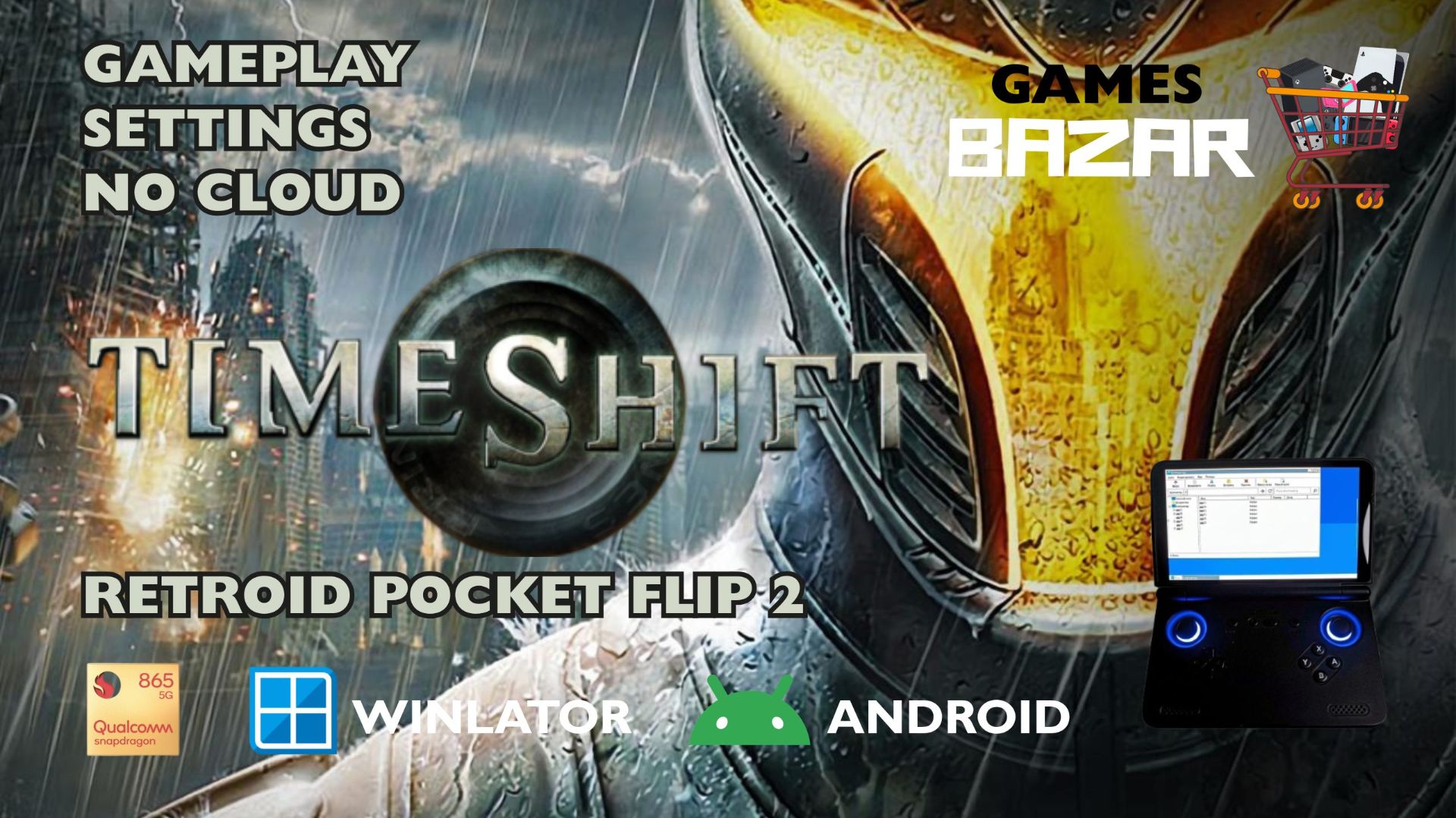 TimeShift на андроид настройки Winlator v10.1Retroid pocket flip 2#timeshift #winlator