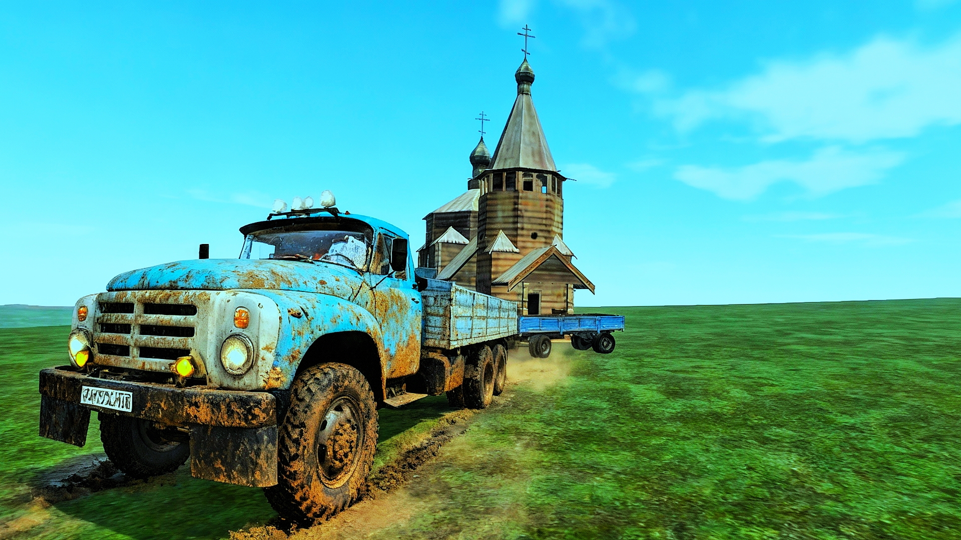 [РП] Я ПОЕХАЛ НА ЗИЛЕ-53, ПОЛУЧИТЬ НОВЫЙ ГРУЗ СЕНО - ТЮКИ. И ЗАРОБОТАТЬ ДЕНЬГИ В ИГРЕ  Motor Depot.