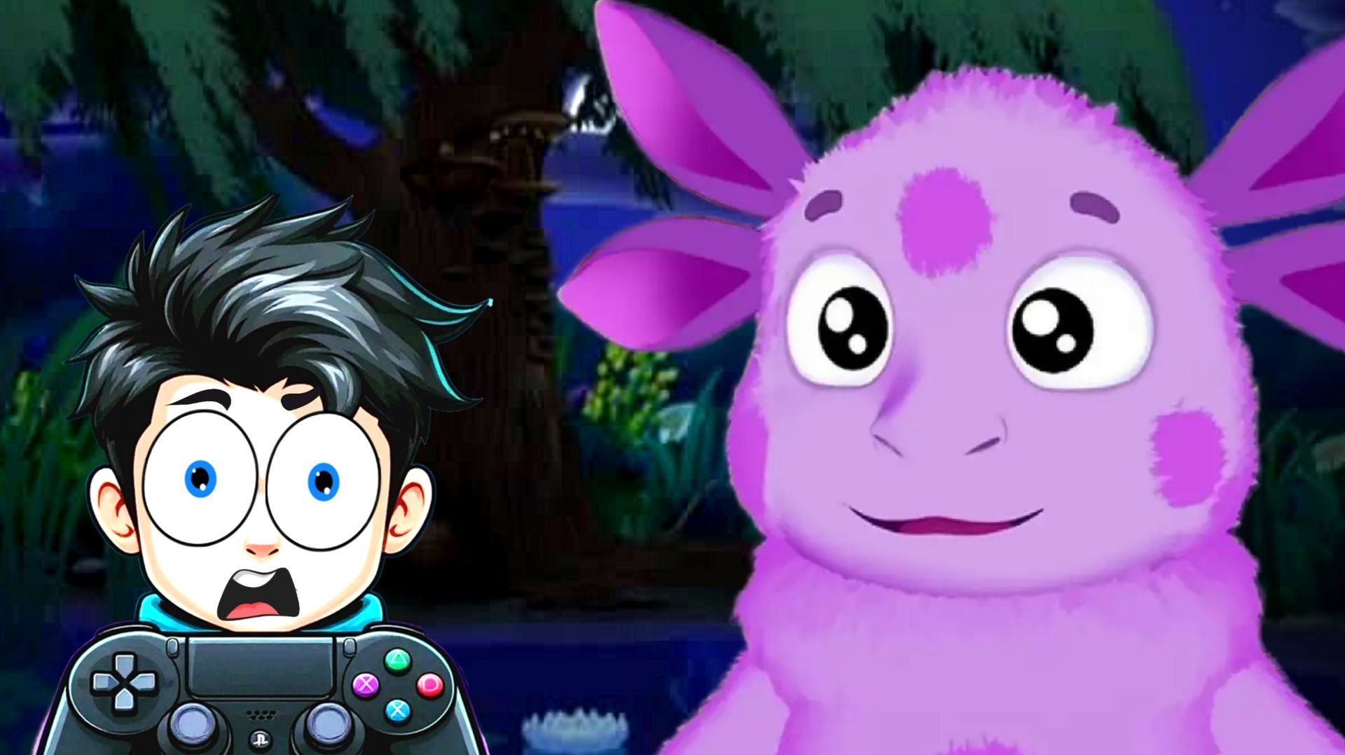 ЛУНТИК-АНИМАТРОНИК И ЕГО ДРУЗЬЯ ХОТЯТ СЪЕСТЬ МЕНЯ КАК ПИЦЦУ !!! [Пять ночей с Лунтиком]