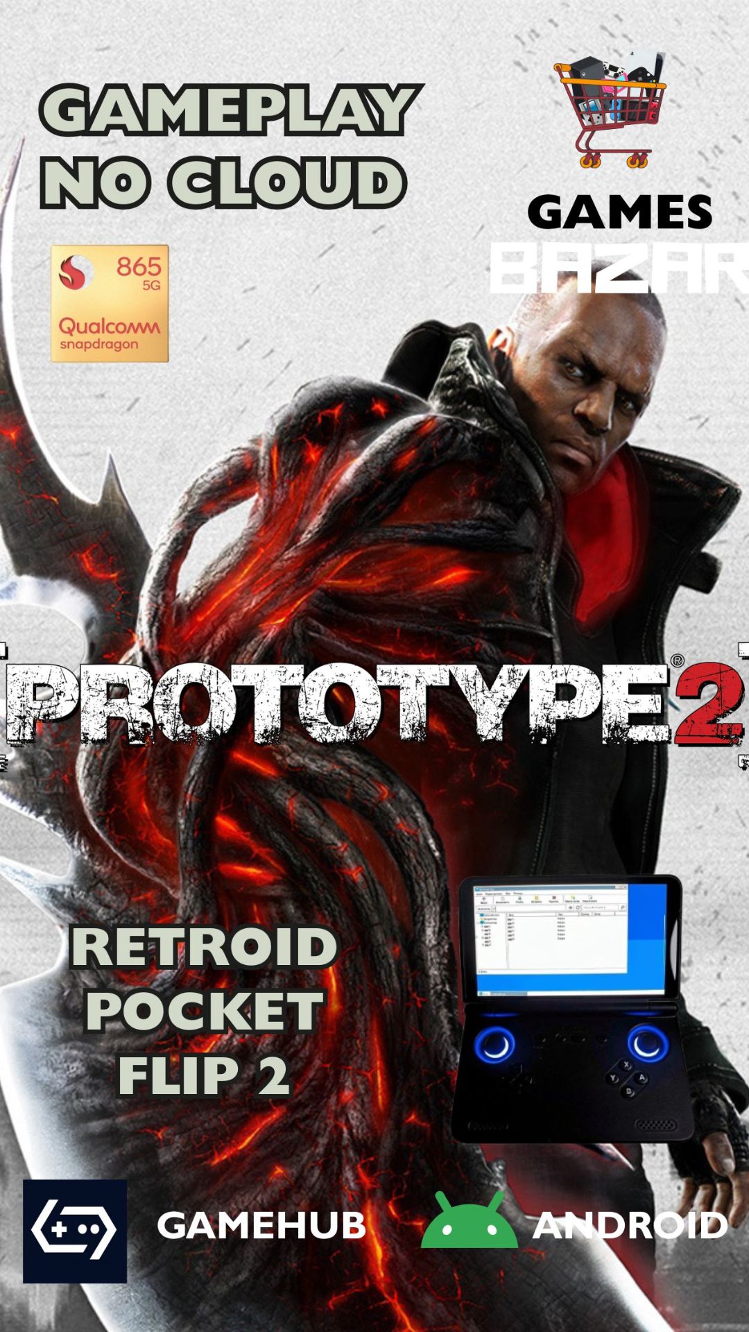Prototype 2 на андроид gameplay GameHub 5.3.3 Retroid pocket flip 2 settings #games #prototype