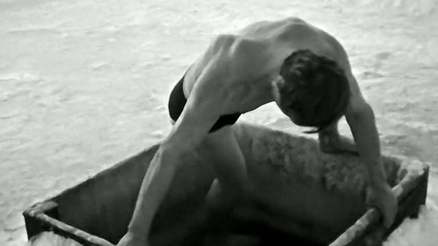 1970 год. Салехард. Заполярный любитель зимнего плавания