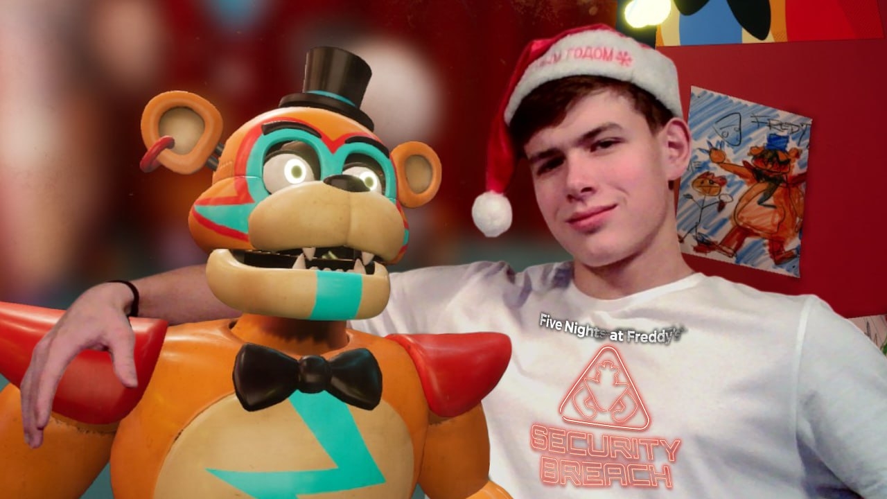 Неоновый фнафец  Five Nights at Freddy’s: Security Breach #1