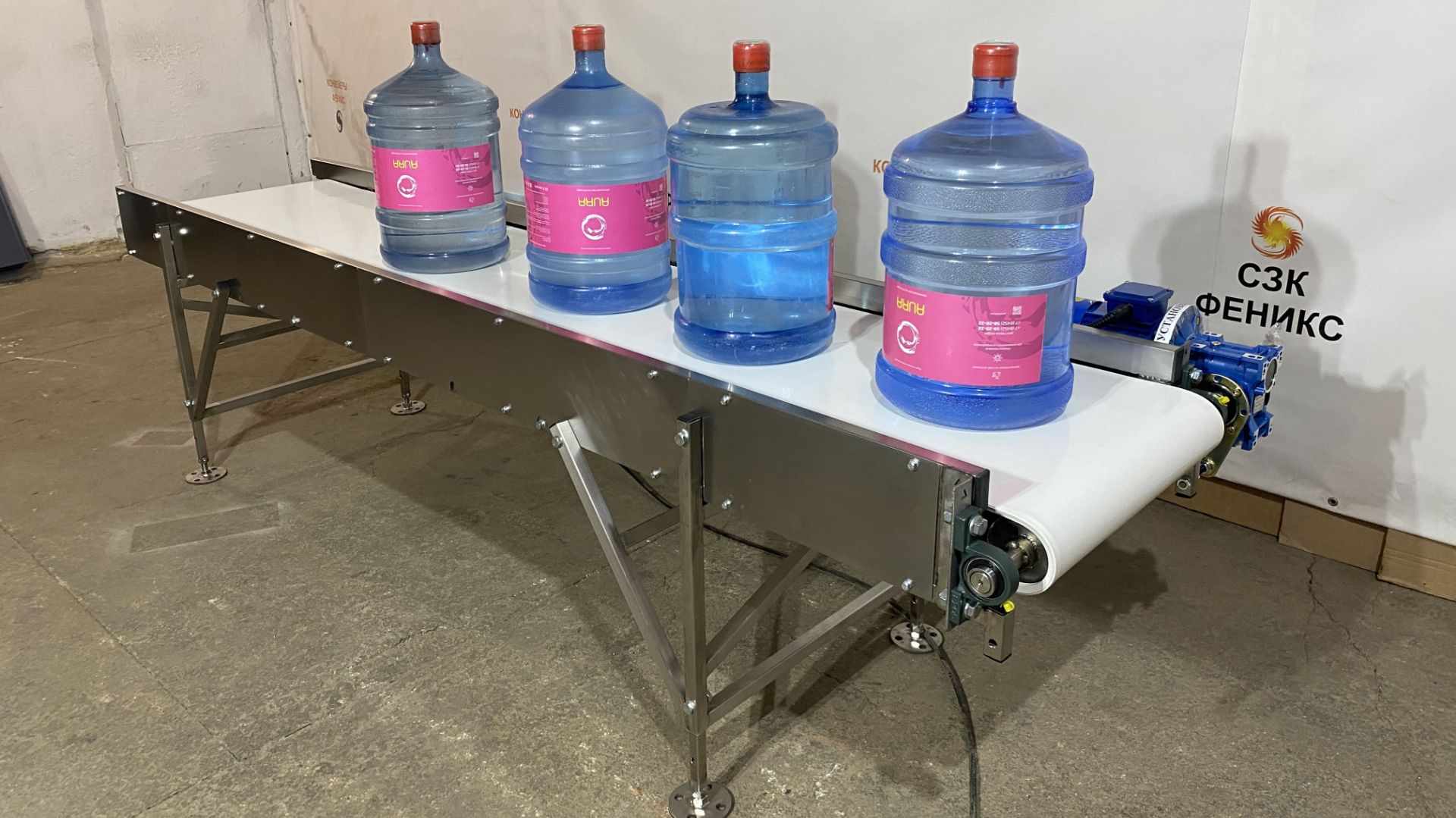 Нержавеющий конвейер для пищевой промышленности. 1006