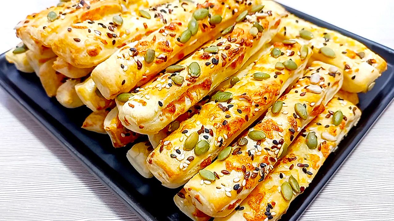 Без масла и жарки! Вкусная закуска БЫСТРО! Попробуйте этот рецепт из слоеного теста!