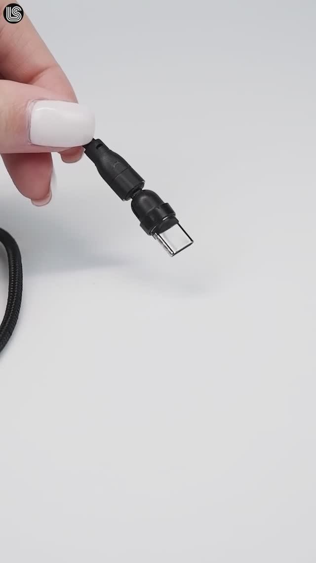 Магнитный кабель 3 в 1 Micro / Type-C / Lightning 540° 2m