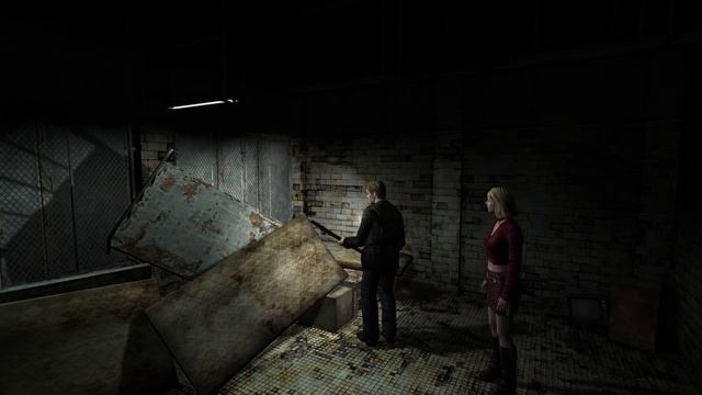 Silent Hill 2 Enhanced Edition Бежим в Больницу Брукхейвенской Искать Лору #11