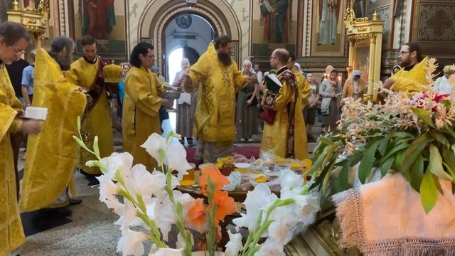 14 августа Освящение мёда в Кафедральном соборе свт. Стефана