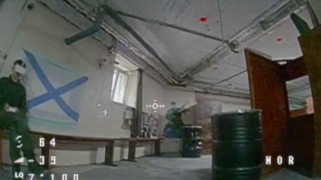 На дроне летим по арене - отряд "СПЕЦ"