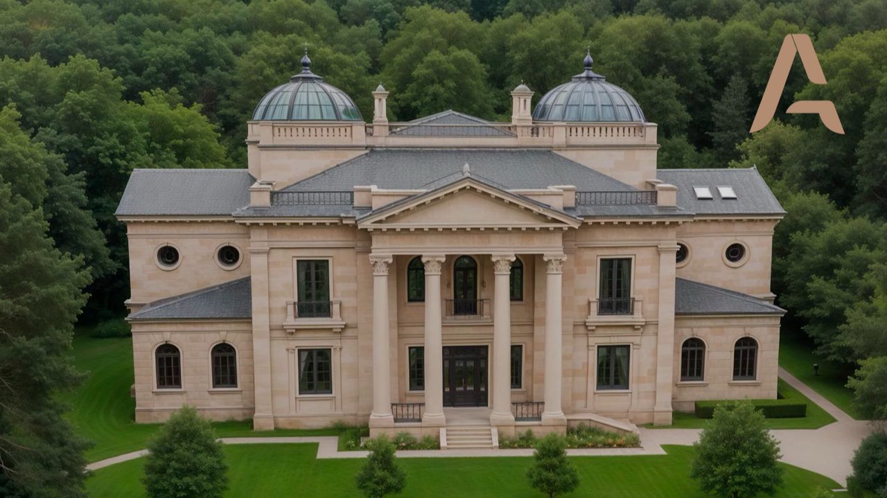 Особняк в котором продумано все до мелочей. Проект особняка с гаражом, бассейном, сауной