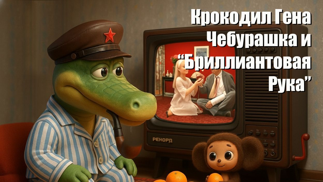 Крокодил Гена, Чебурашка и "Бриллиантовая рука"