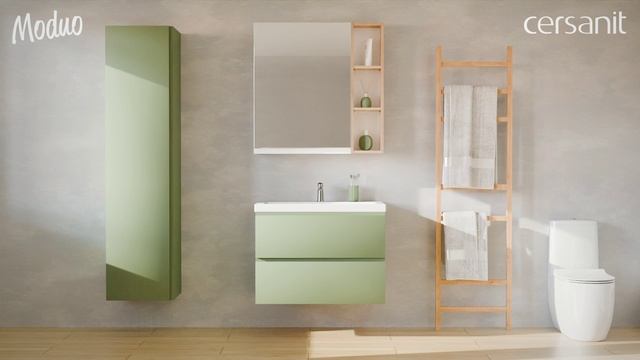Капсульная коллекция MODUO для ванной комнаты от Cersanit