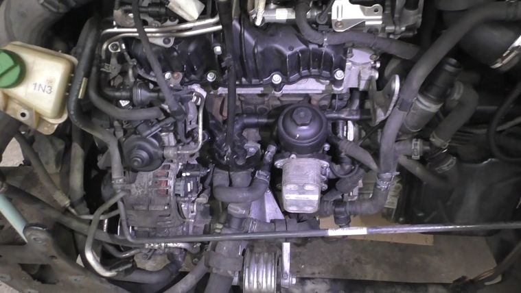 Замена двигателя CFCA на CFGB на VW Transporter T6 Фольксваген Транспортер 2,0 TDI 2017 9часть