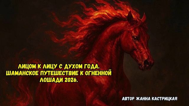 Подкаст. Лицом к лицу с духом года. Шаманское путешествие к Огненной Лошади 2026.