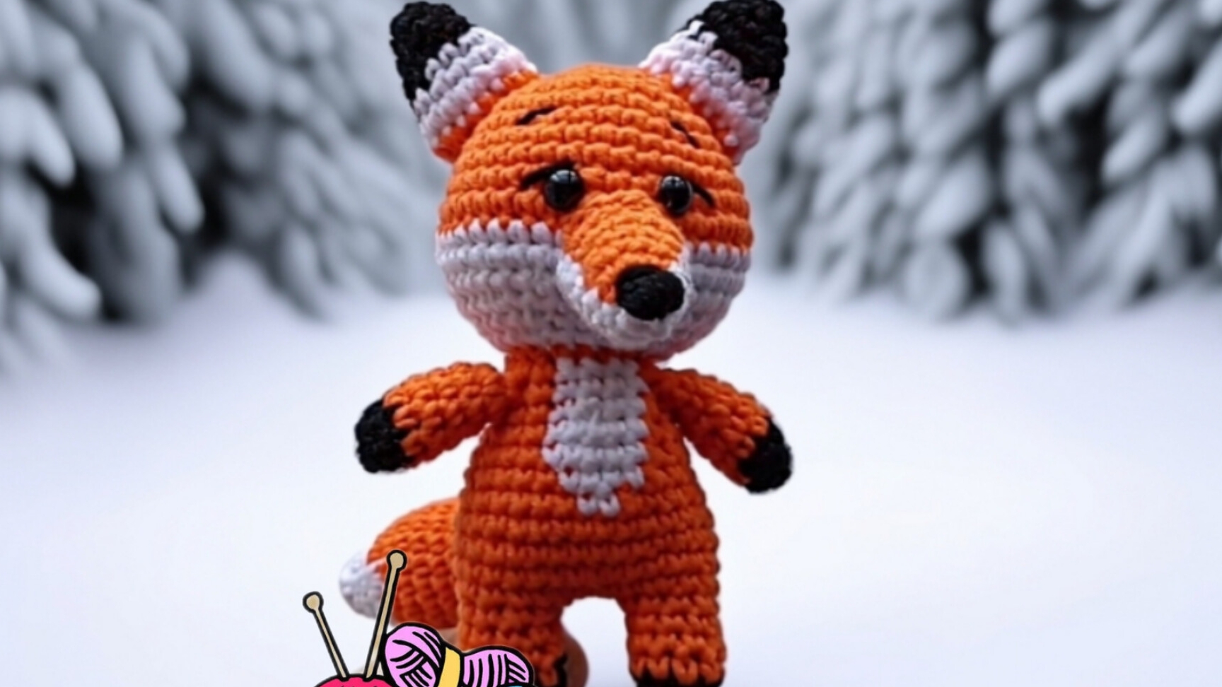 Лисенок крючком ч.3 оформление.