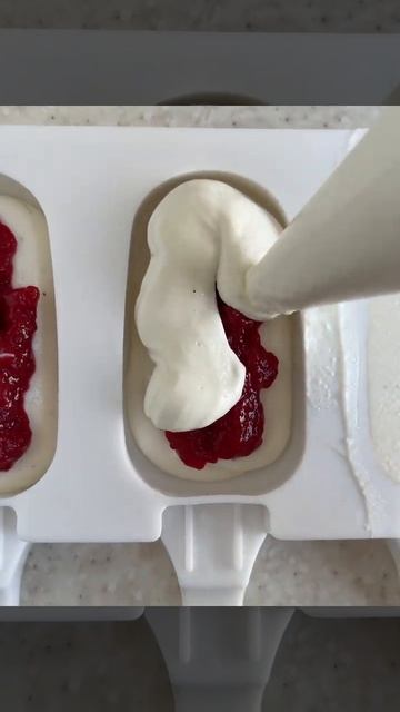 Чизкейк-эскимо с малиновым кулис в рубиновом шоколаде 💕 РЕЦЕПТ